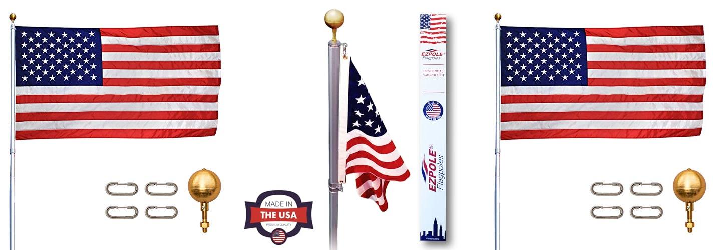 Top 5 Telescoping Flagpoles Made in USA Guide - Roundball Guide: All ...